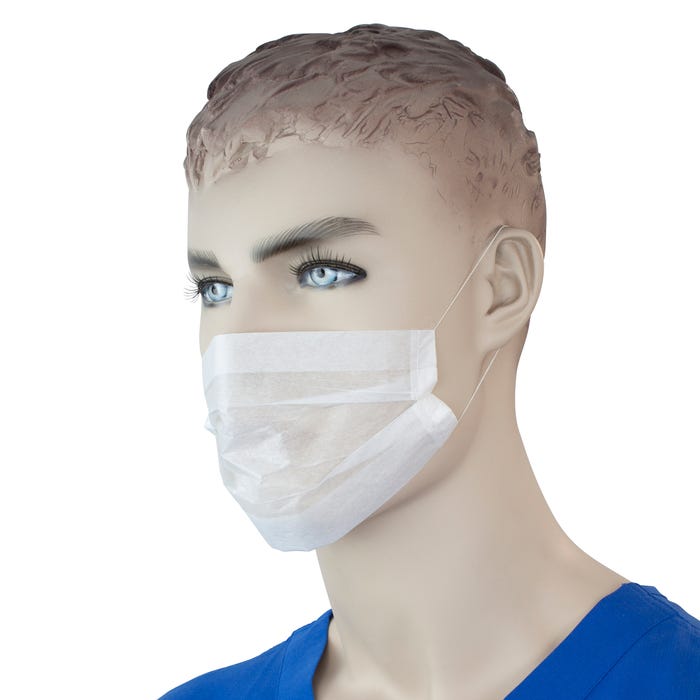 Paper Face Mask - White By Dynarex – Celesticare
